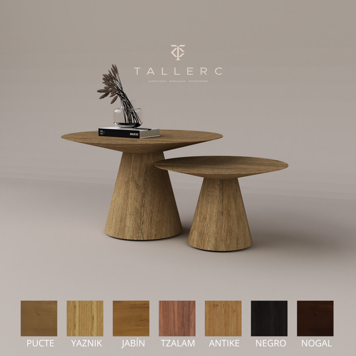 Mesas de centro Julieta – TALLER C